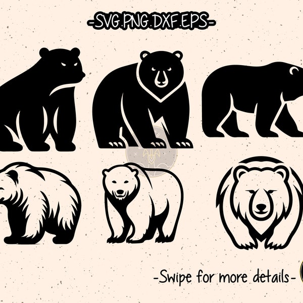 Bear Mascot Svg - Etsy