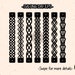 Leather Chain Bracelet Template SVG Laser Cut File - Etsy