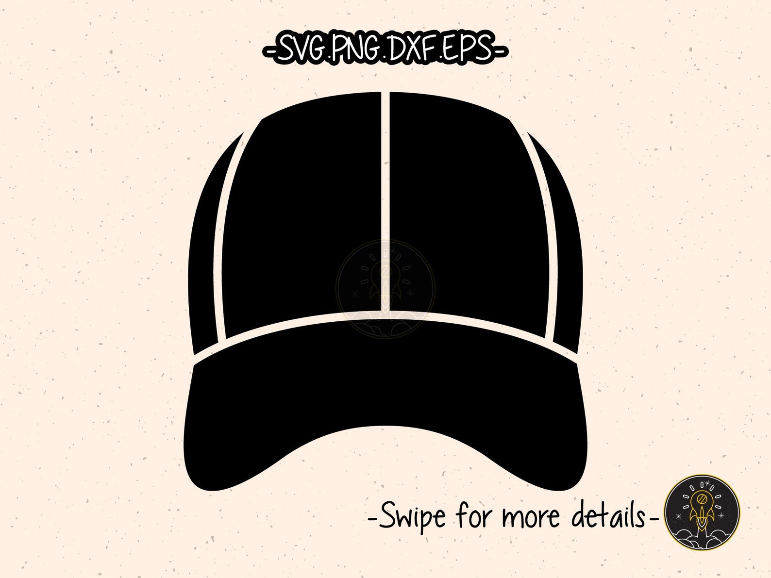 Baseball Cap Trucker Hat Trucker SVG Silhouette Cameo Cricut - Etsy