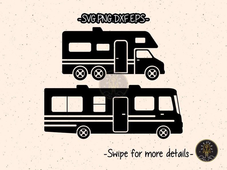 Class A Class C Motorhome RV SVG Cut File Vector Cricut | Etsy