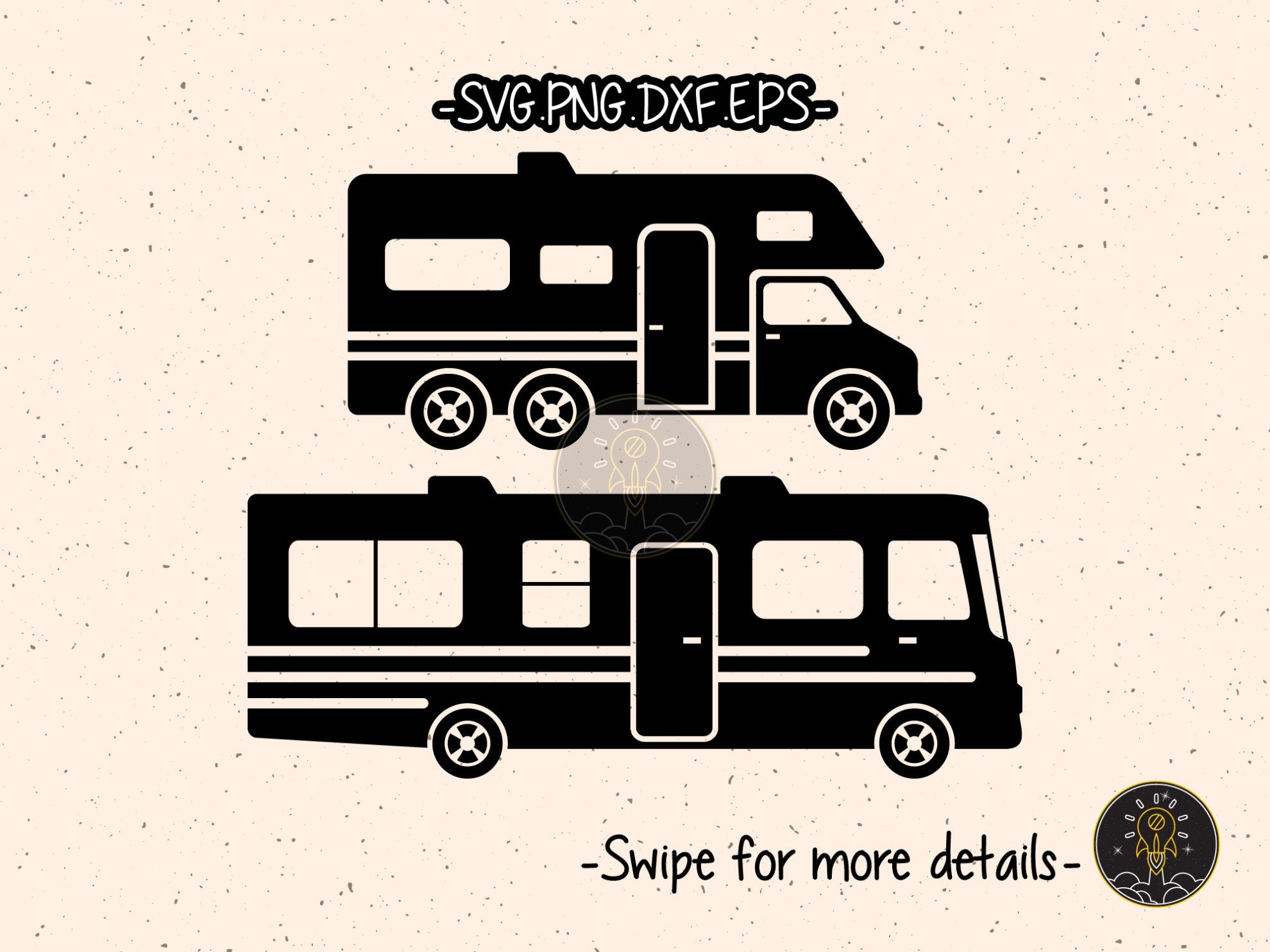 Class A Class C Motorhome RV SVG Cut File Vector Cricut - Etsy UK