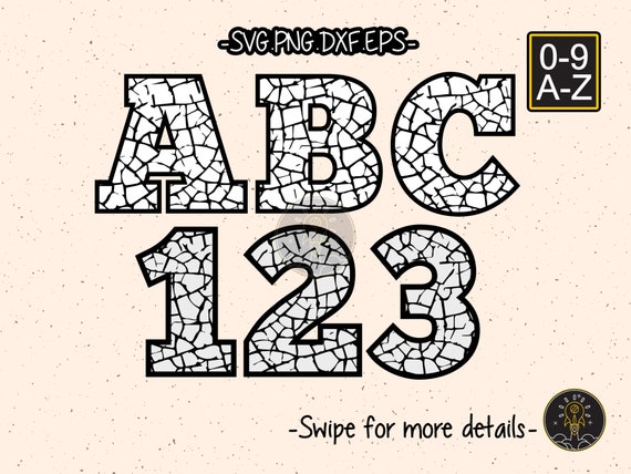 Cracked Letter Font