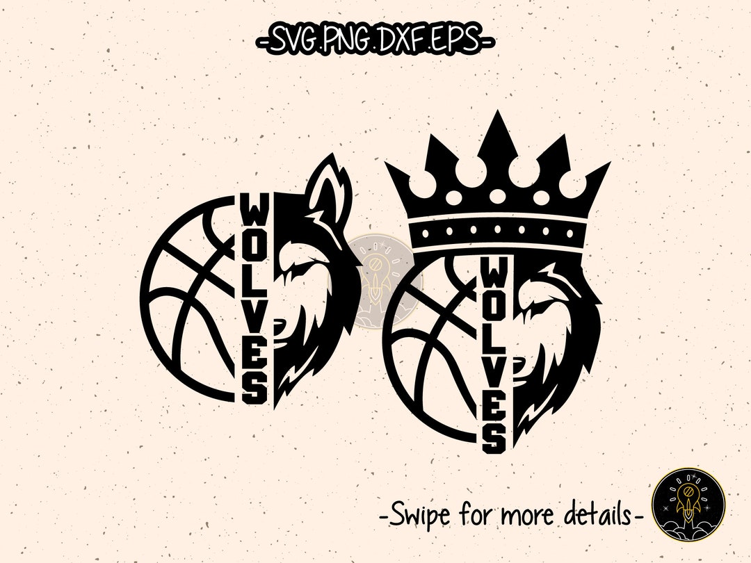 Wolves Wolf Team Basketball SVG Cut File Cricut Clipart - Etsy