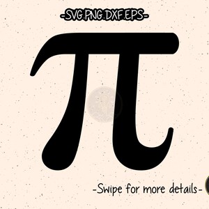 Pi Symbol Mathematics SVG Cut File Cricut Clipart - Etsy