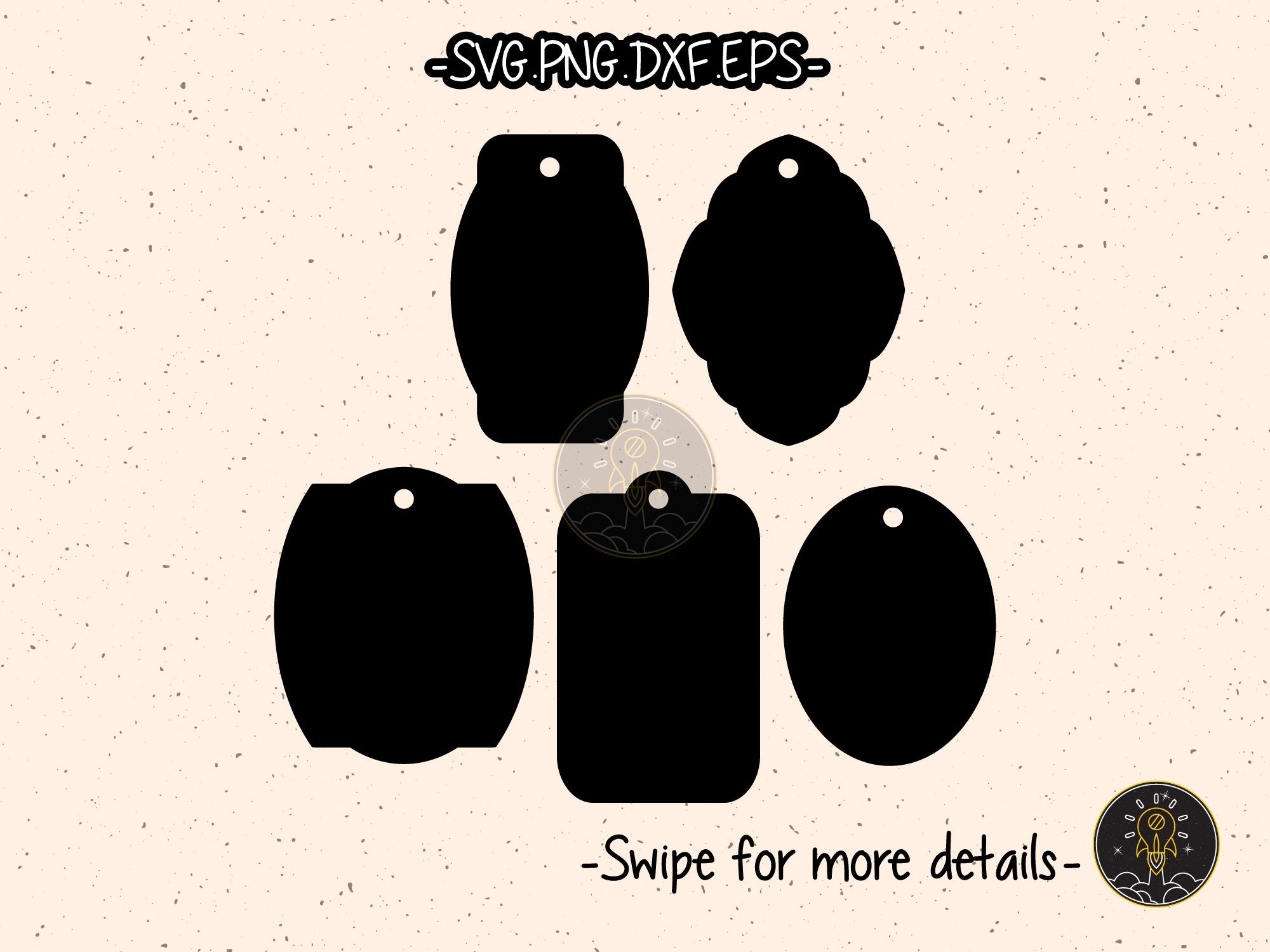 Gift Tag Price Tags Template SVG Laser Cut File Vector Cricut - Etsy