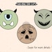 Monster Halloween Emoji SVG Bundle Cricut Cut File Clipart - Etsy