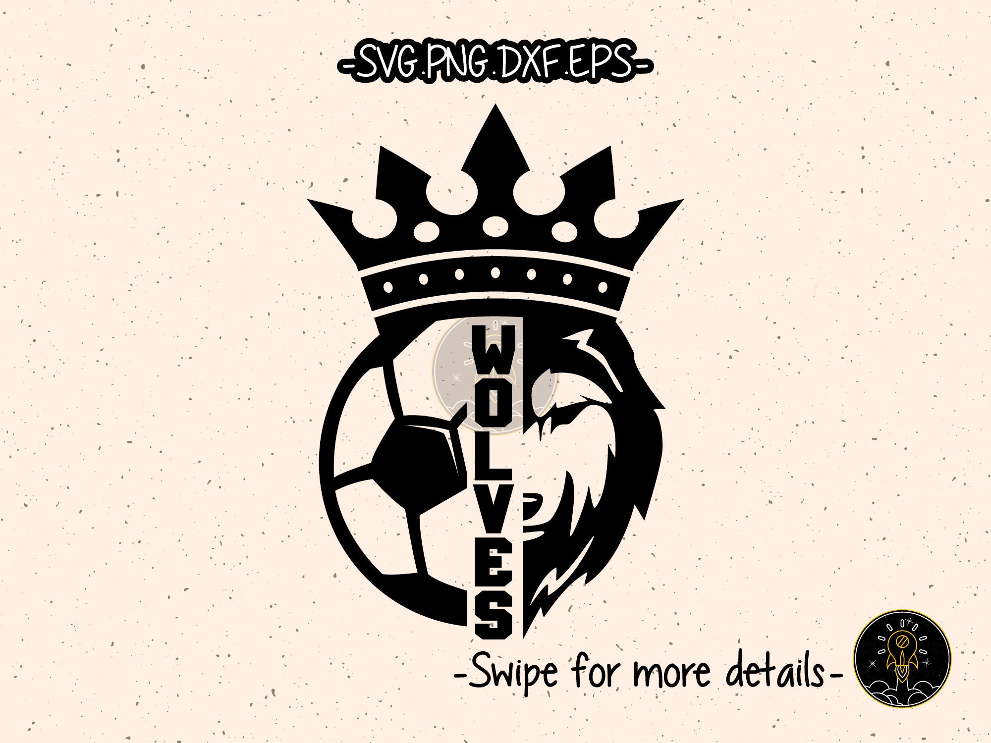 Wolves Wolf Team Soccer Football SVG Cut File Cricut Clipart - Etsy