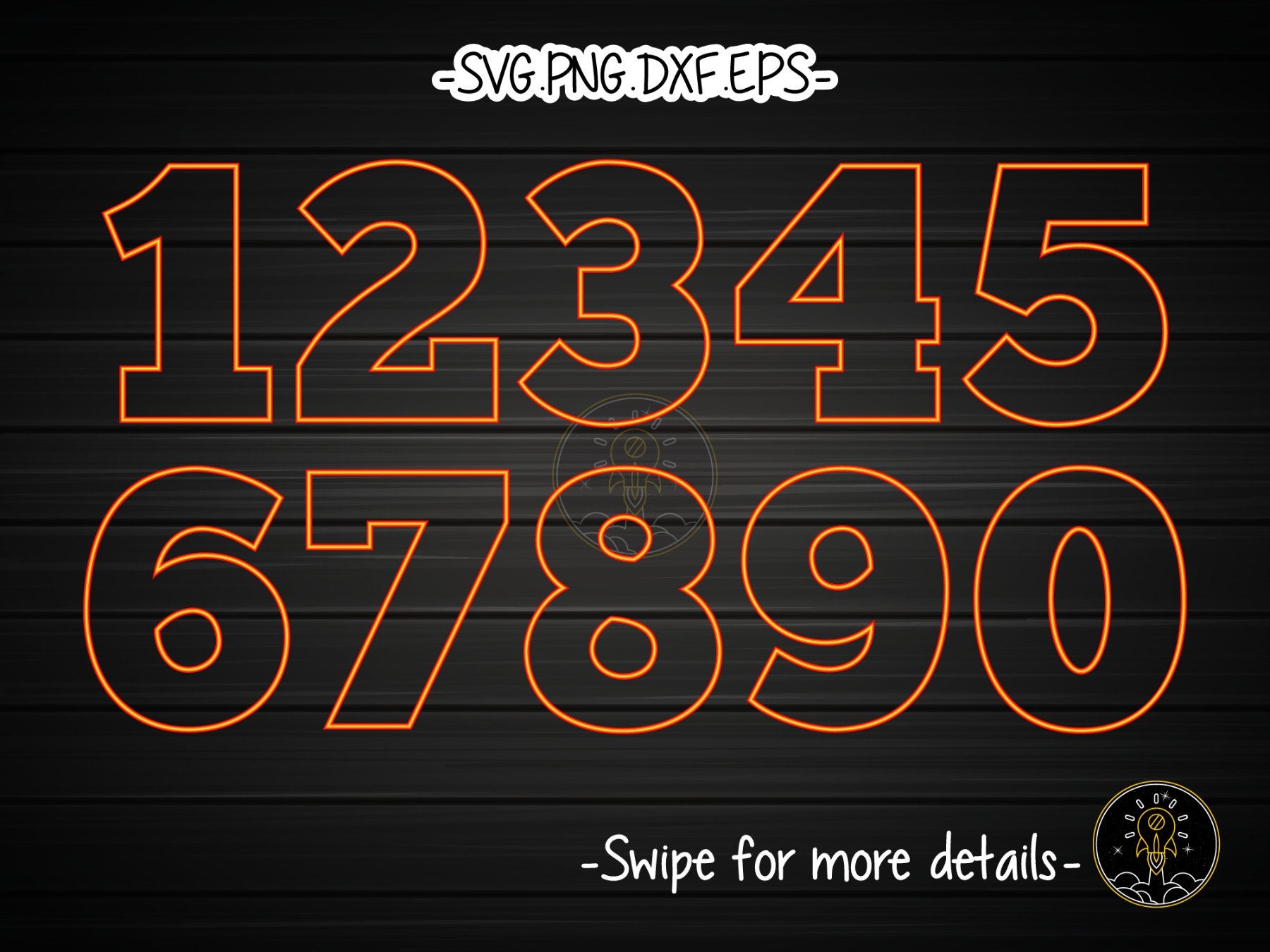 Neon Letter Font Alphabet Number SVG Cut File Cricut Clipart - Etsy Canada