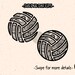 Volleyball Zentangle SVG Cut File Cricut Clipart - Etsy