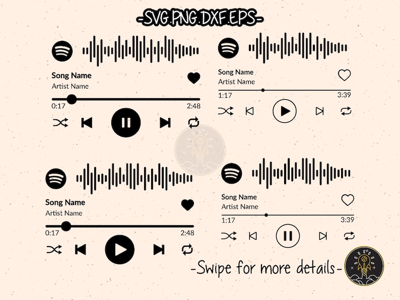 Music Player Audio Control Buttons SVG Cricut Cut File Clipart - Etsy