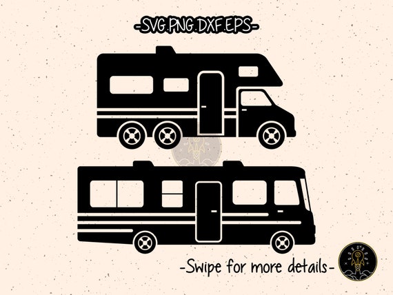 Motorhome RV Class A Class C SVG Cut File Vector Cricut - Etsy