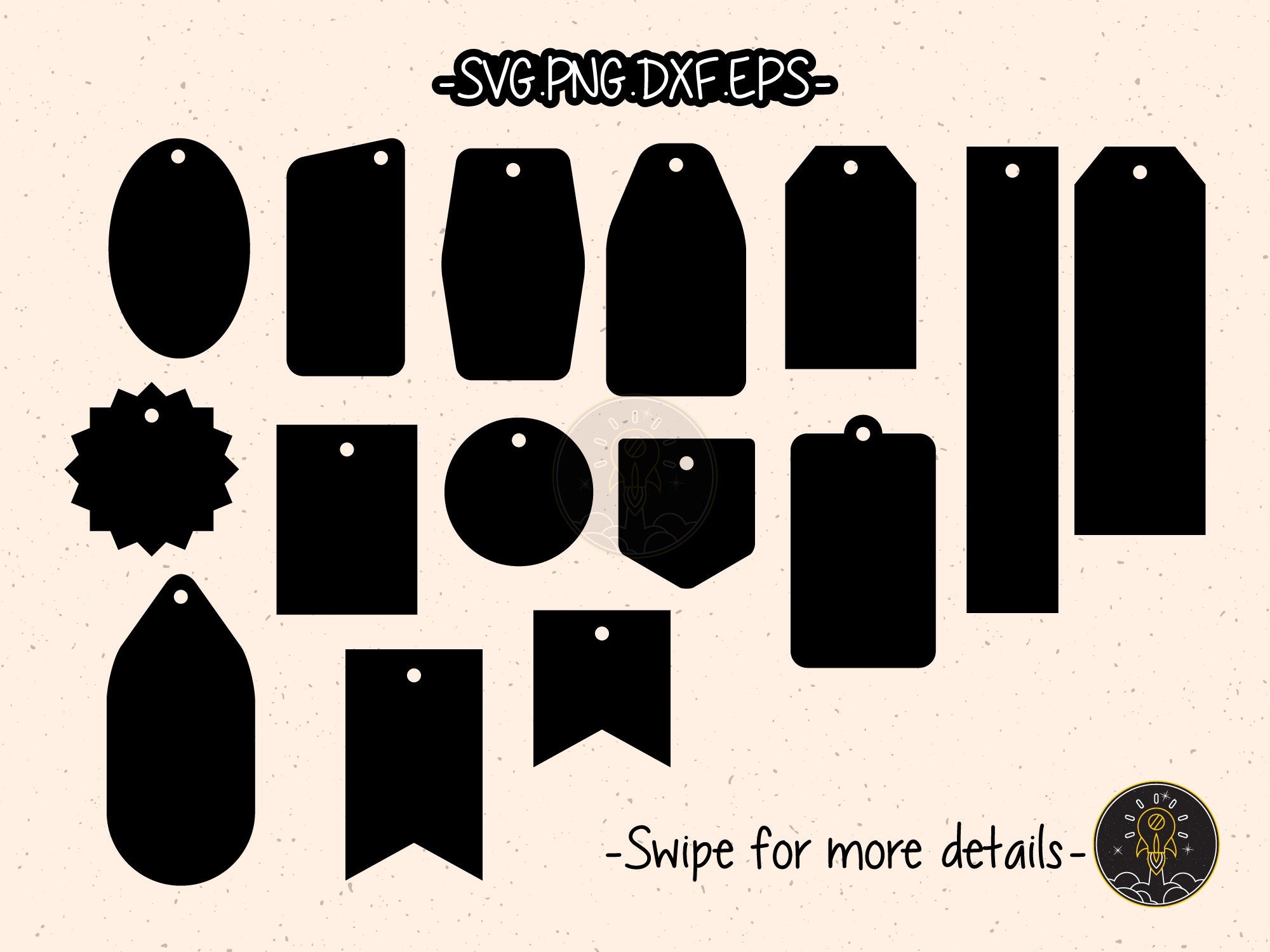 Vintage Tags Template