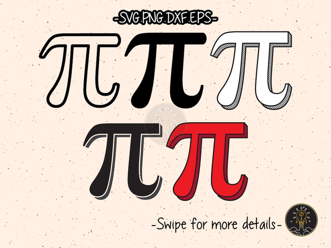 Pi Symbol Mathematics SVG Cut File Cricut Clipart - Etsy