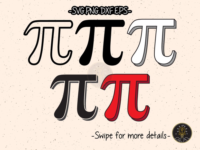 Pi Symbol Mathematics SVG Cut File Cricut Clipart - Etsy