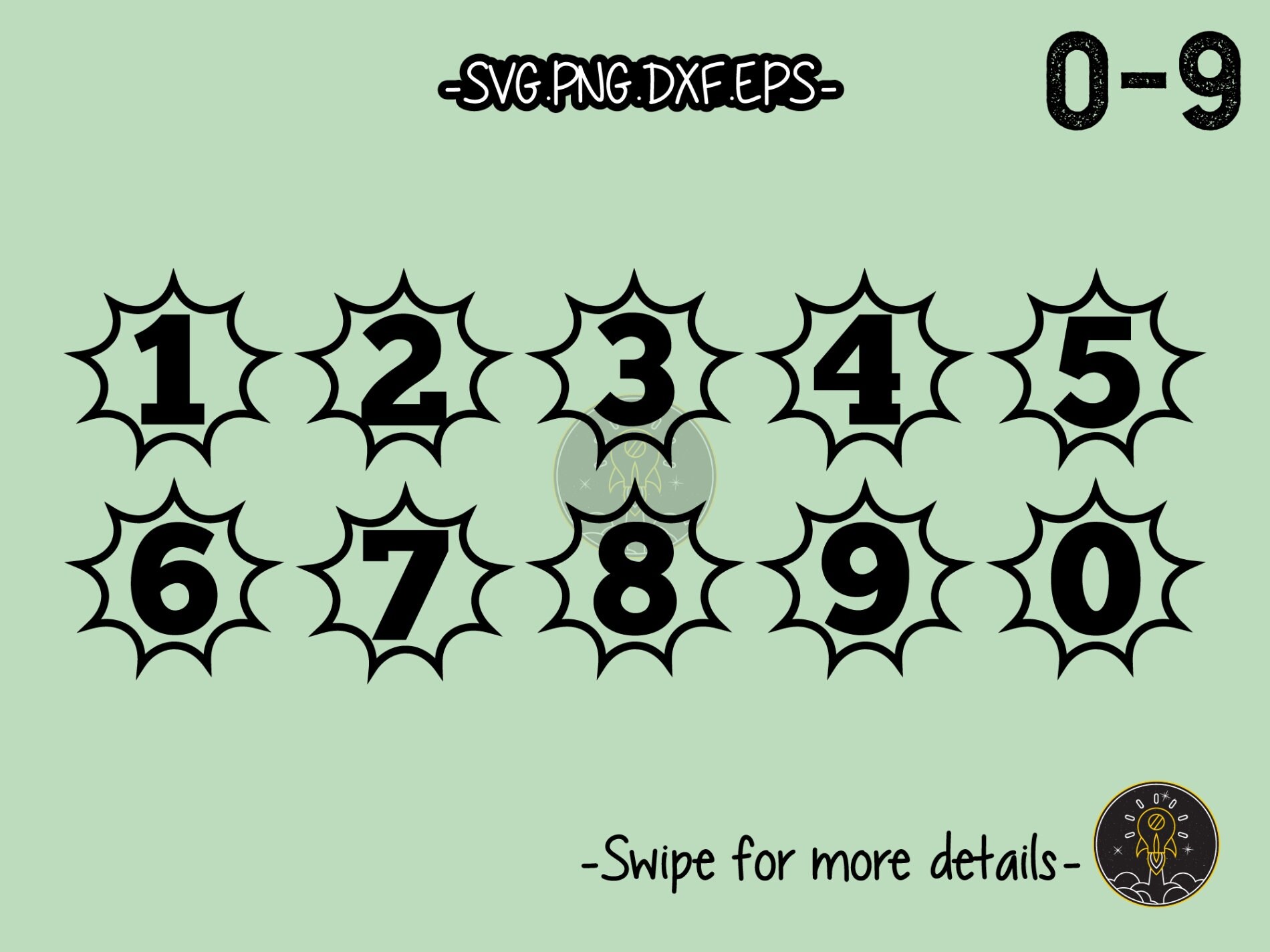 Comic Book Number SVG Cut File Cricut Clipart - Etsy Canada