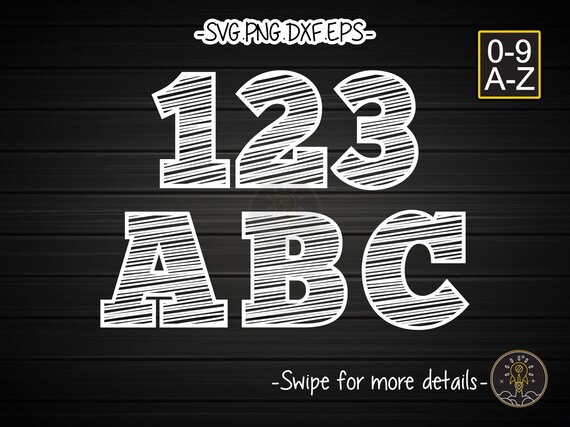 Chalkboard Fonts Numbers