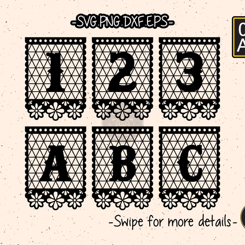 Papel Picado Clipart - Etsy