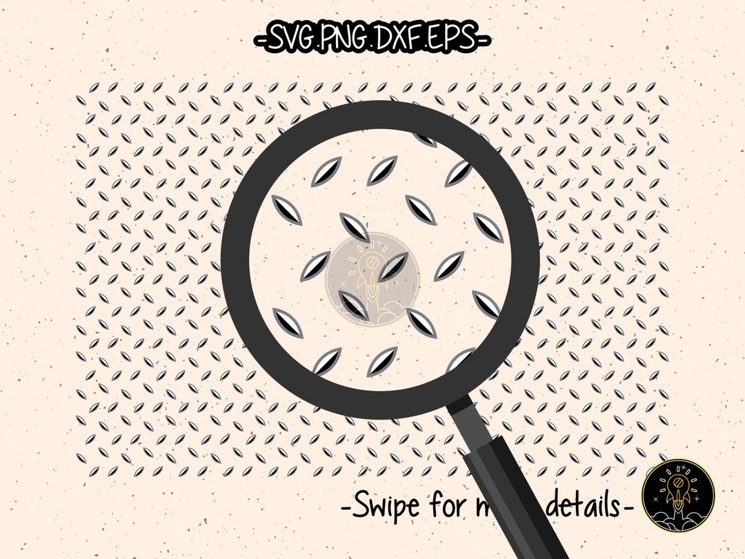 Metal Iron Pattern Plate SVG Cut File Cricut Clipart - Etsy
