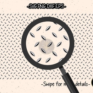 Metal Iron Pattern Plate SVG Cut File Cricut Clipart - Etsy