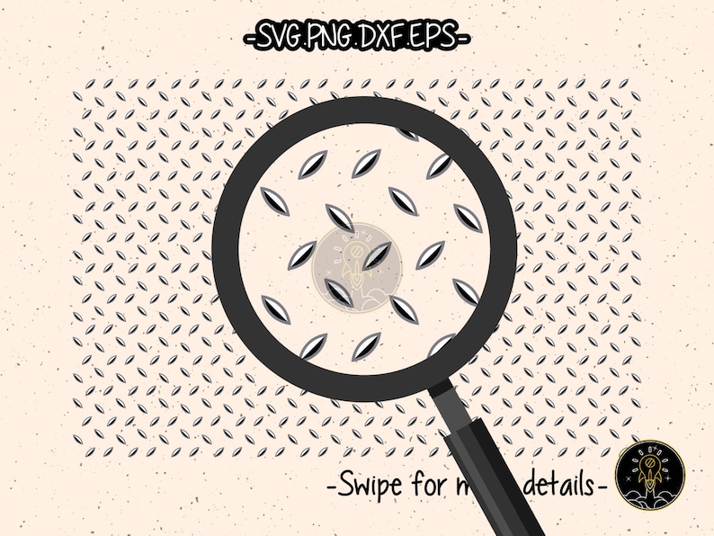 Metal Iron Pattern Plate SVG Cut File Cricut Clipart - Etsy