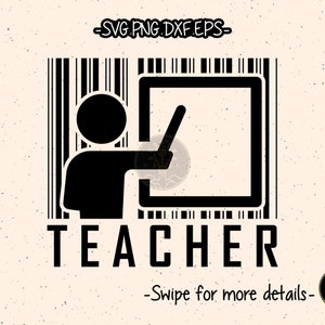 Teacher SVG T-shirt Vector Cricut Cut File Clipart - Etsy
