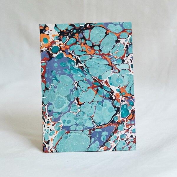 Marbled Book - Etsy