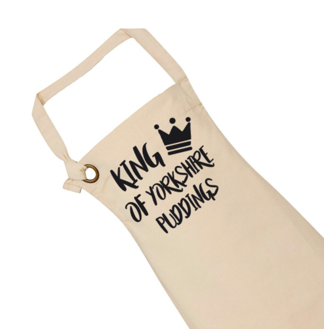 King of Yorkshire Puddings Apron Custom Quality Natural Heavy - Etsy