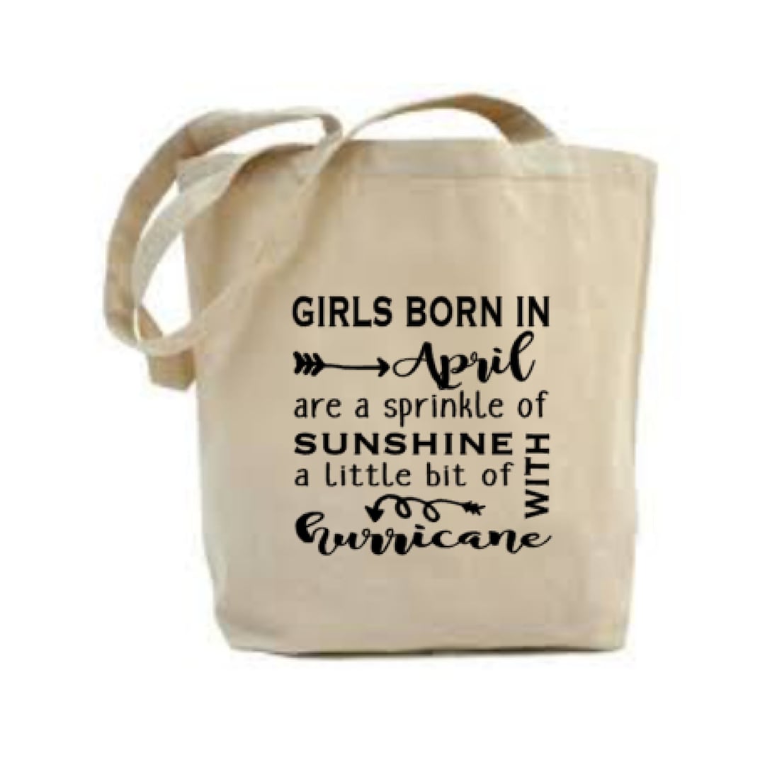 April Birthday Gift April Bag April Birthday Idea Ladies - Etsy