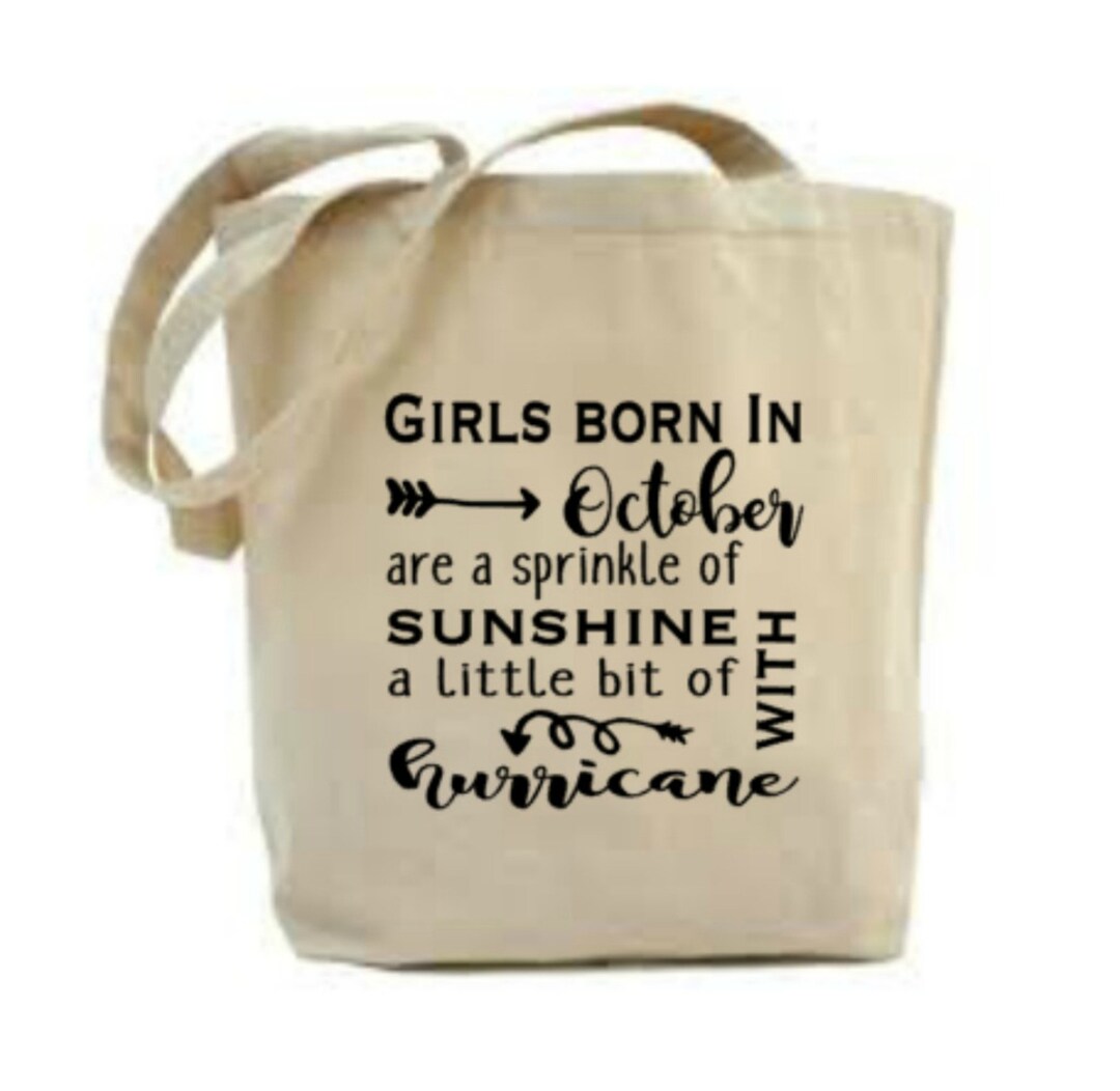 October Birthday Gift October Bag October Birthday Idea - Etsy UK