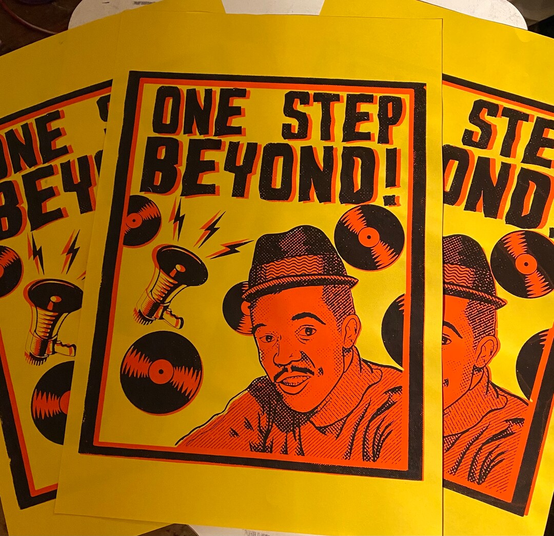 Prince Buster 'one Step Beyond' Screen Printed Art, Ska, Reggae ...