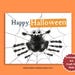 Halloween Handprint Art Craft for Kids, Spider Handprint Craft ...