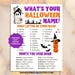 Halloween Party Game Printable, Whats Your Halloween Name Game, Funny ...
