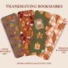 Turkey Corner Bookmark | Printable Turkey Bookmark | Thanksgiving ...