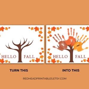 Fall Handprint Crafts Bundle, Thanksgiving Handprint Craft, Halloween ...
