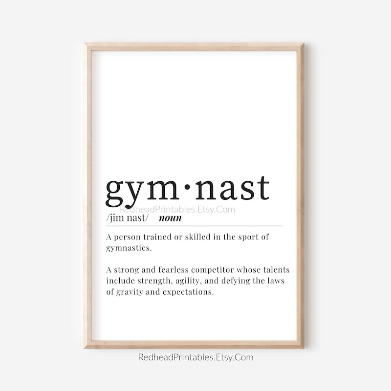 Definition gymnastik - Etsy.de