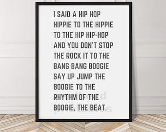 Rap Poster Printable - Etsy