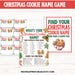 Whats Your Christmas Cookie Name Game Printable, Cookie Party Game ...