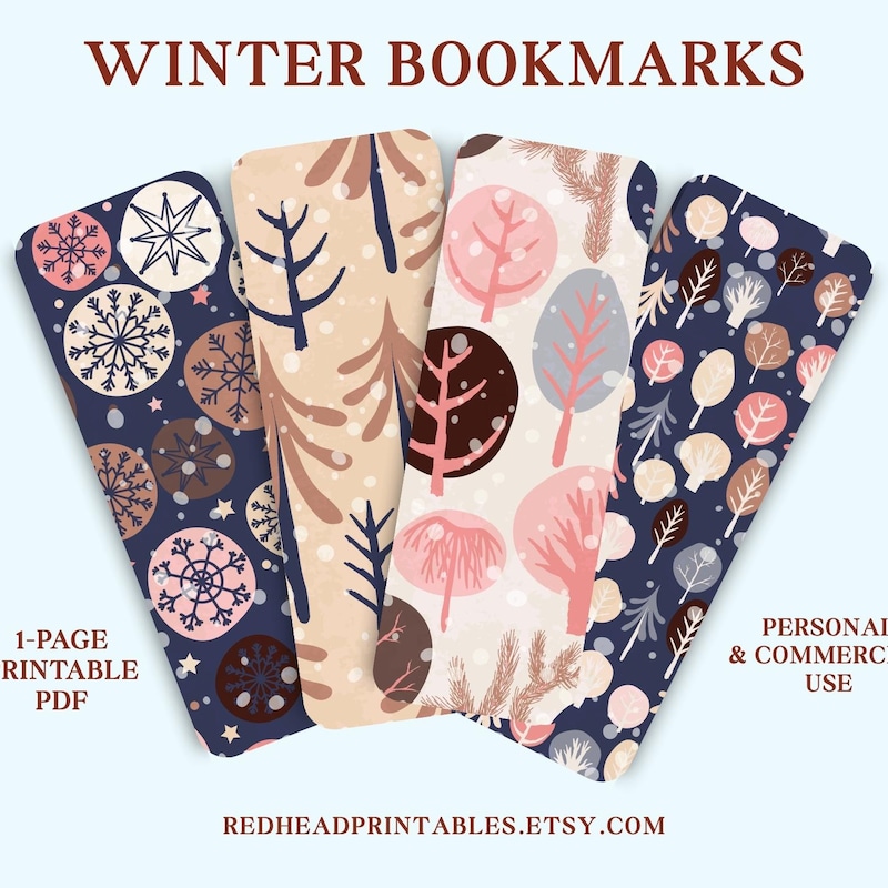 Winter Solstice Bookmarks - Etsy