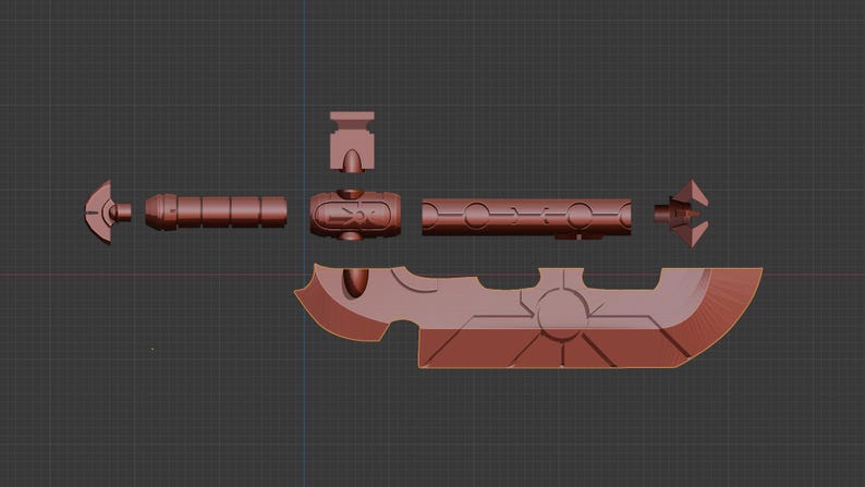 Necron Hyperphase Sword / Glaive - Xenos Warhammer 40k (DIY) Life Size ...