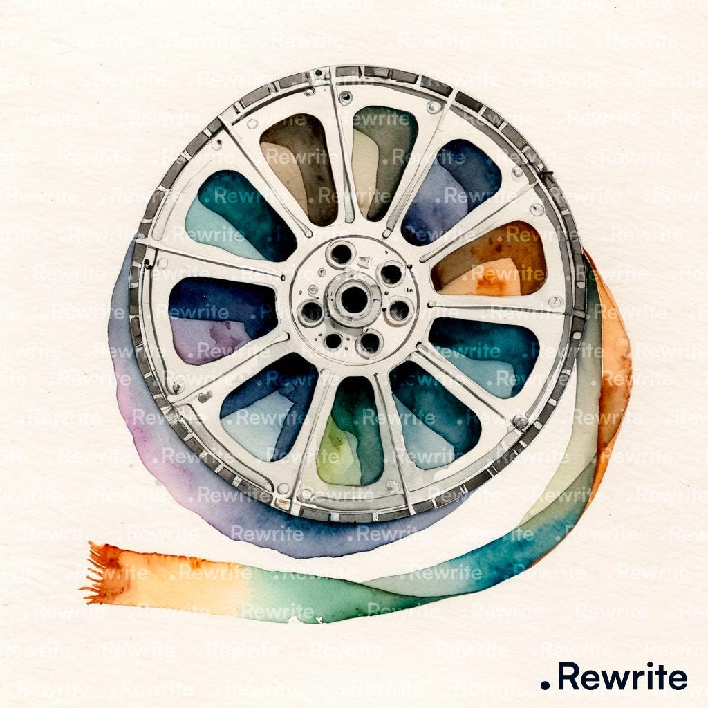 10 Film Reel Clipart | Printable Watercolor Cinema Clipart | High ...