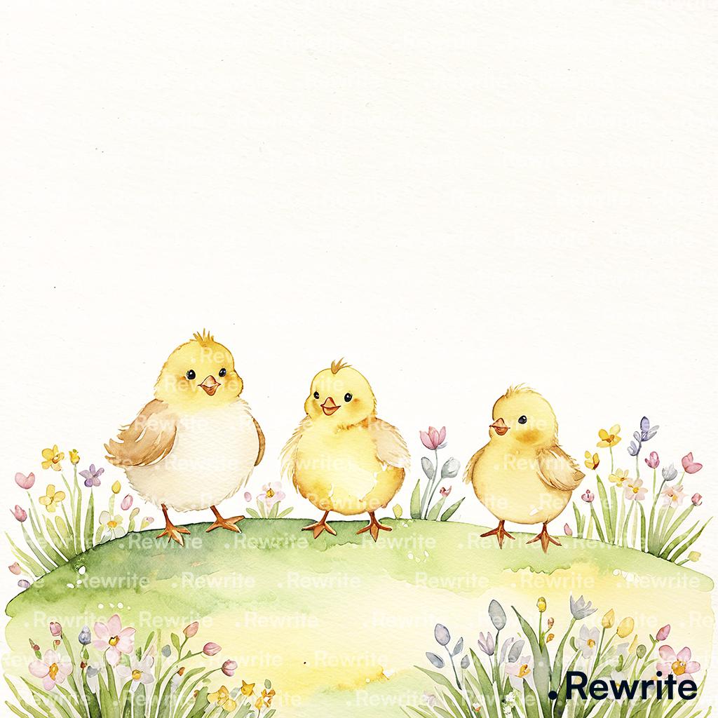 20 Easter Chicks Clipart, Cute Baby Chicks With Decorated Eggs ...