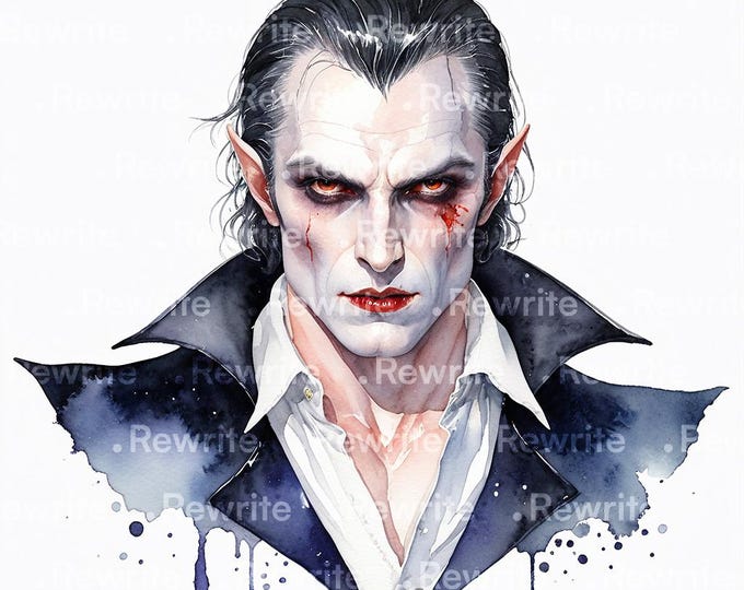 Vampire Clipart, Gothic Clipart, Dark Academia Clipart, Vampire PNG ...