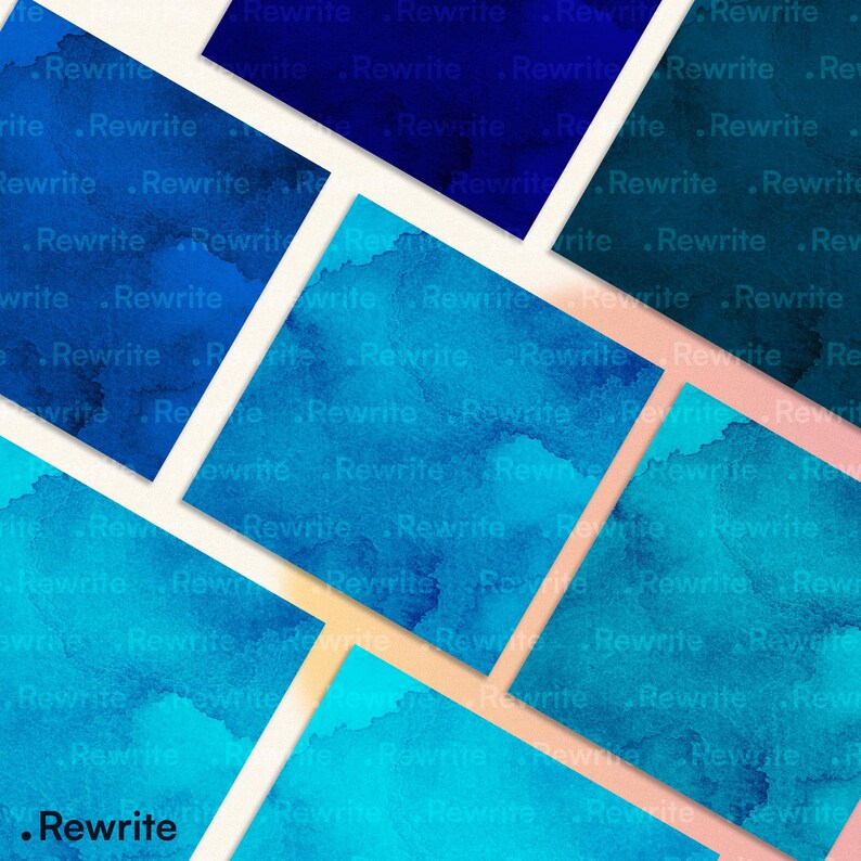 Blue Watercolor Texture Digital Paper, Printable Pattern, JPG & PNG ...