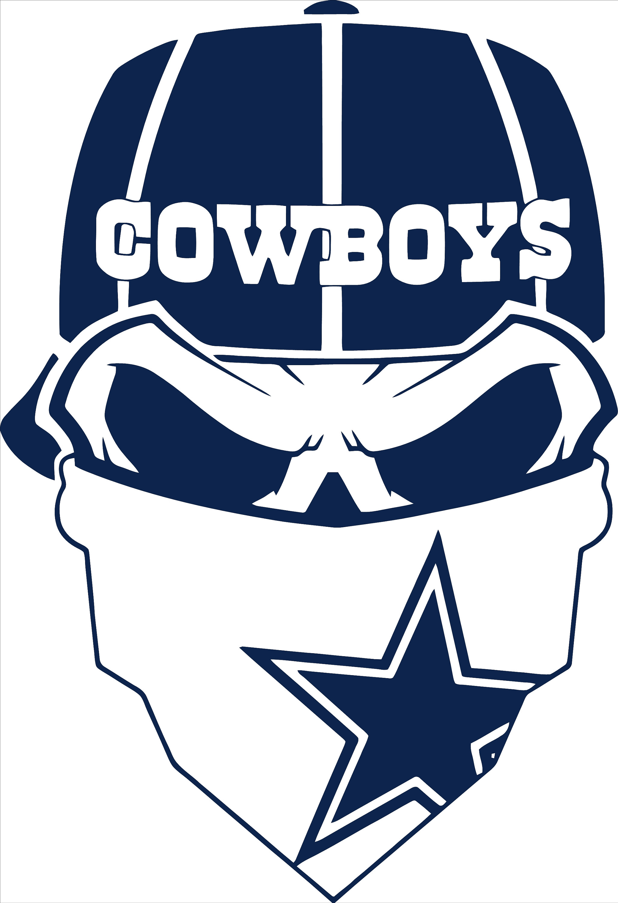 Cowboys SVG Vector File Football Team Svg Cowboys Star SVG - Etsy