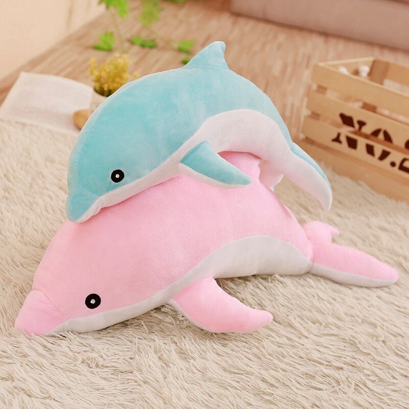 Cute Soft Dolphin Plush Toy Lovely Marine Animal Stuffed Toys | Etsy