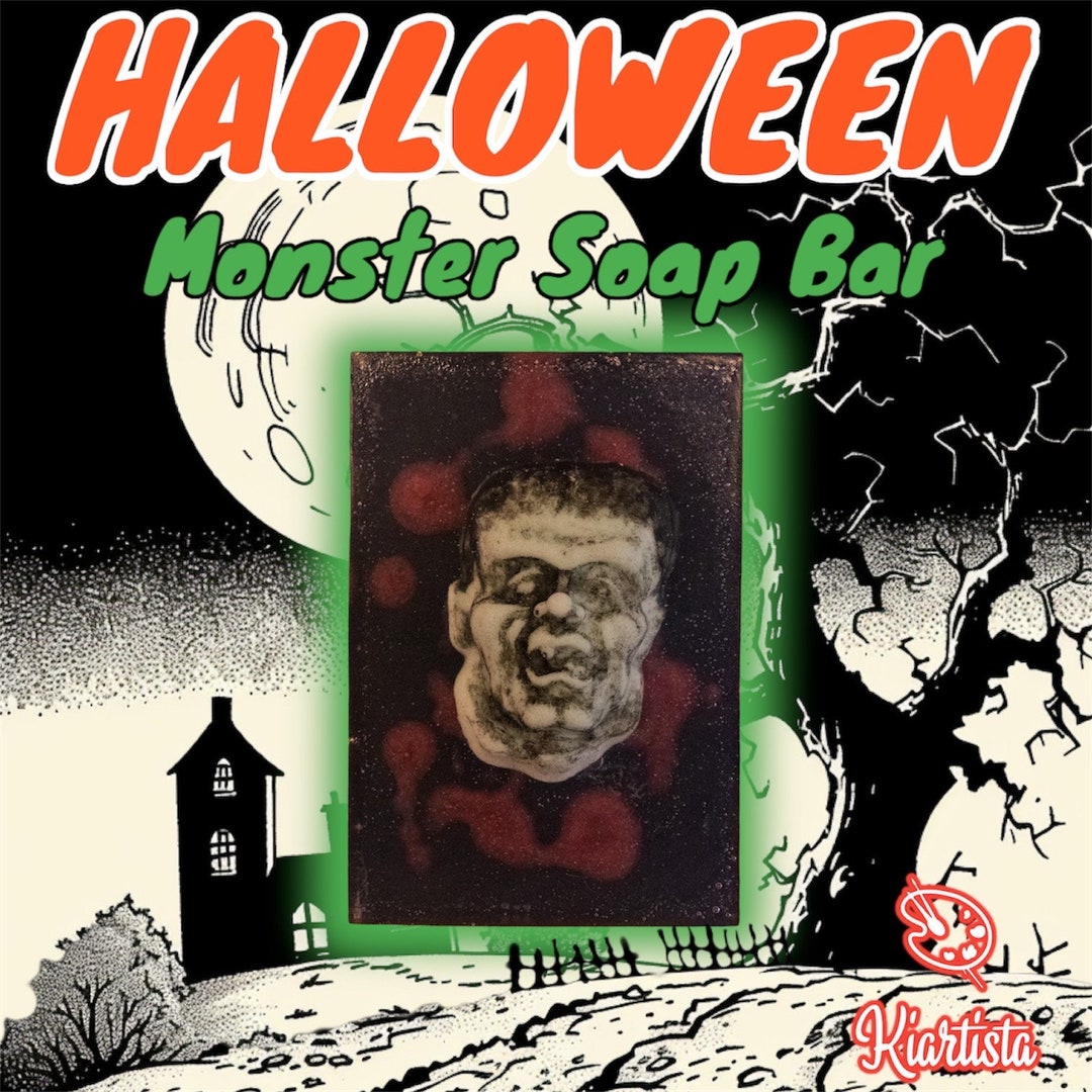 Monster Soap Bar | Melt and Pour Soap Lovers - Etsy