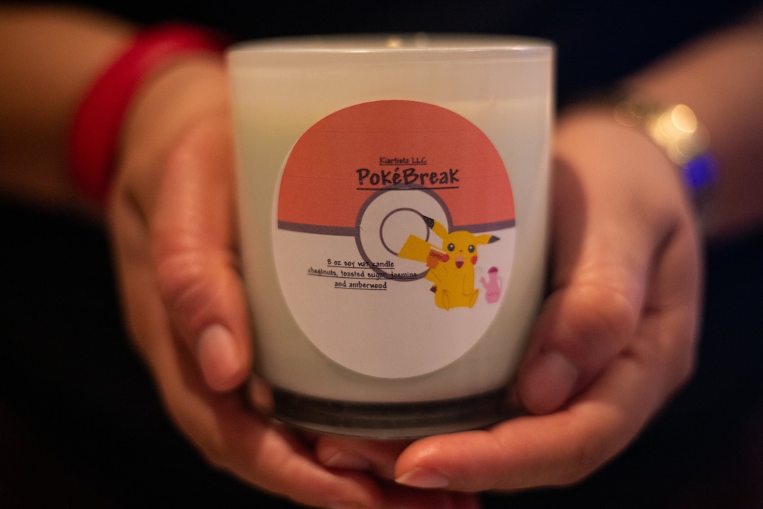 Pokébreak Pokemon Themed Candle - Etsy