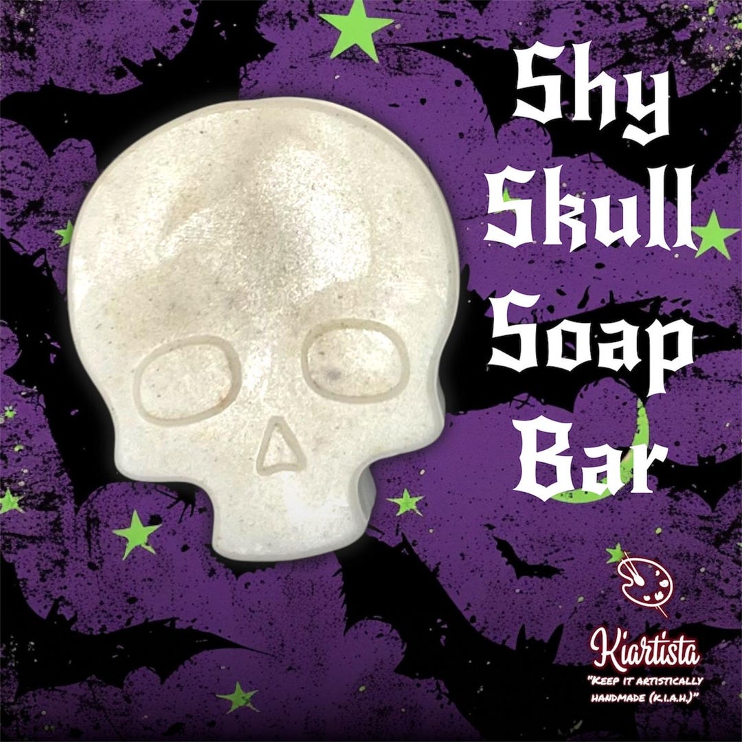 Shy Skull Soap Bar | Melt and Pour Soap Lovers - Etsy