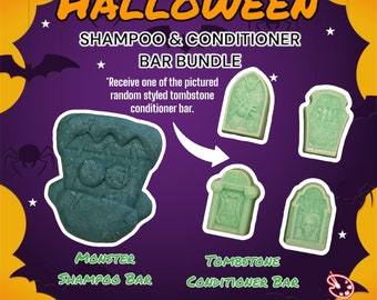 Monster Shampoo & Conditioner Bar Bundle | Bundle Lovers - Etsy