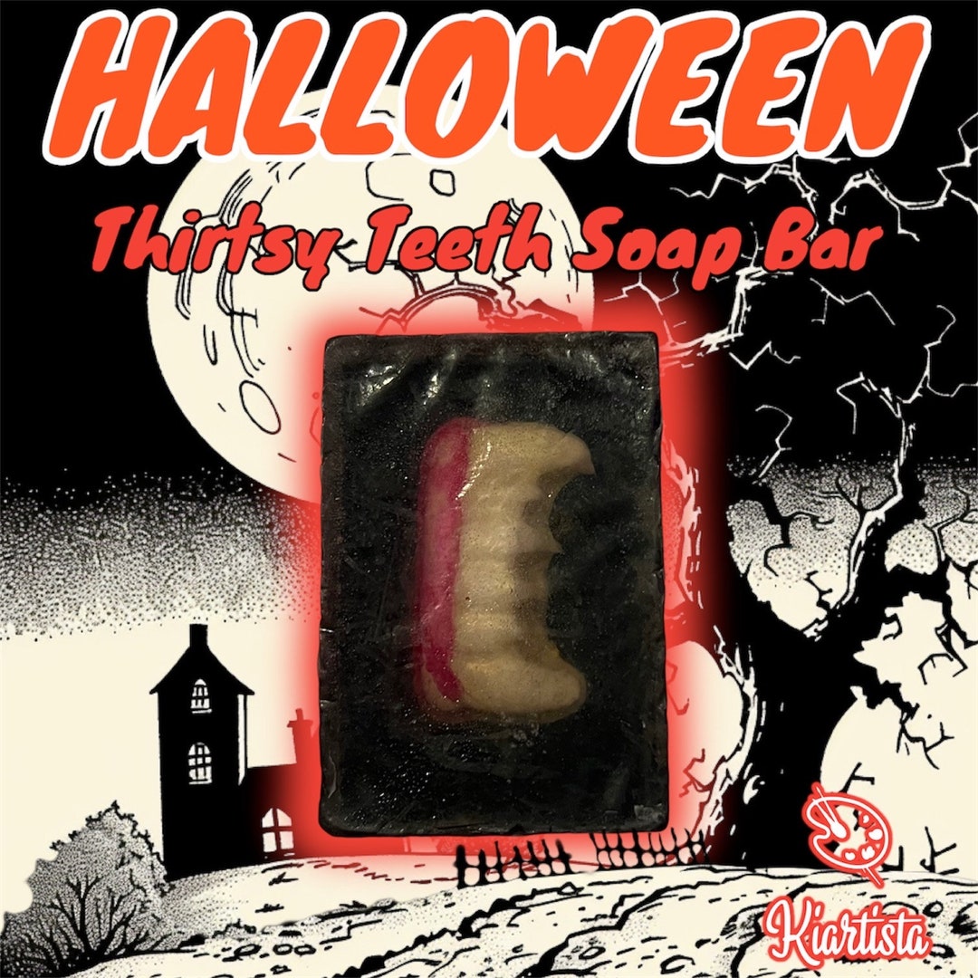 Thirsty Teeth Soap Bar | Melt and Pour Soap Lovers - Etsy